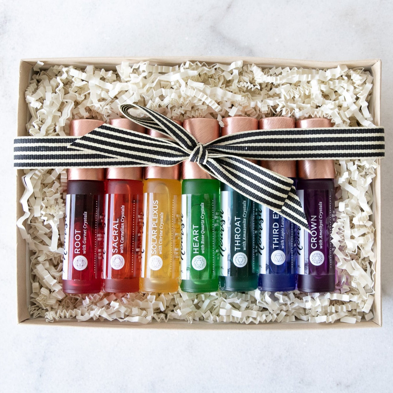 Crystal-Infused Chakra Gift Set – Nourish Natural Products